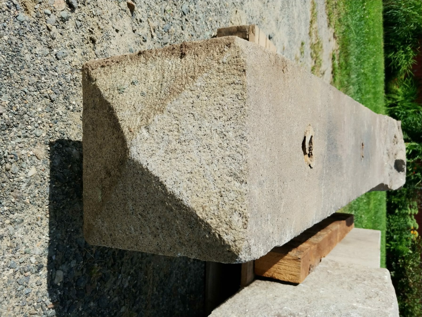 Granite Fence Post Set #10 - Old Wood Workshop: antique flooring ...